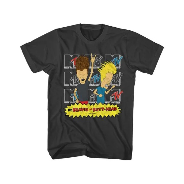 Beavis and Butt-Head MTV Logo T-Shirt – outfitgod.com